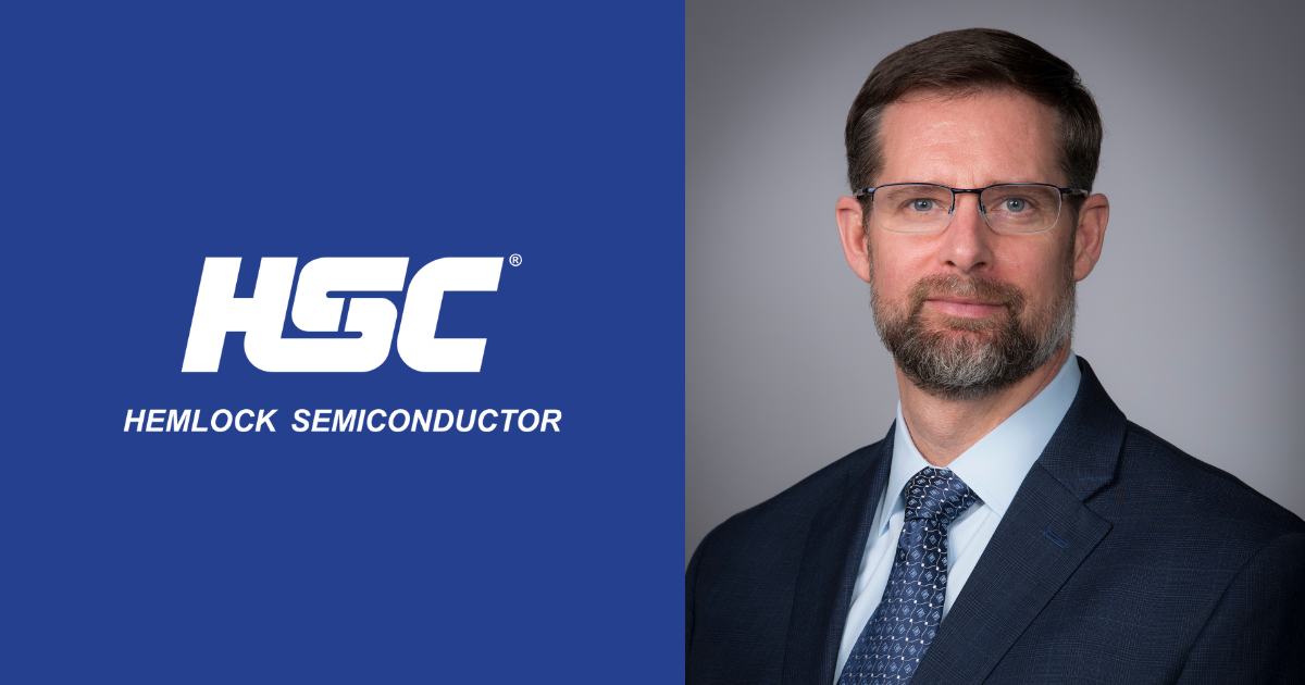 Roy Furbank Appointed Chief Technology Officer - Hemlock Semiconductor